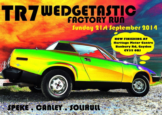 TR7 40th Anniversary Wedgetastic